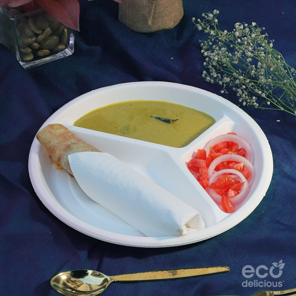 10" 3CP Round Plate - Eco Delicious Pulp LLP.