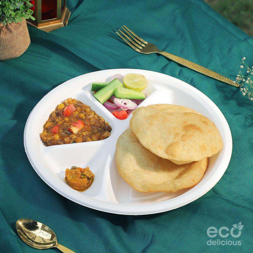 11" 4CP Round Plate - Eco Delicious Pulp LLP.